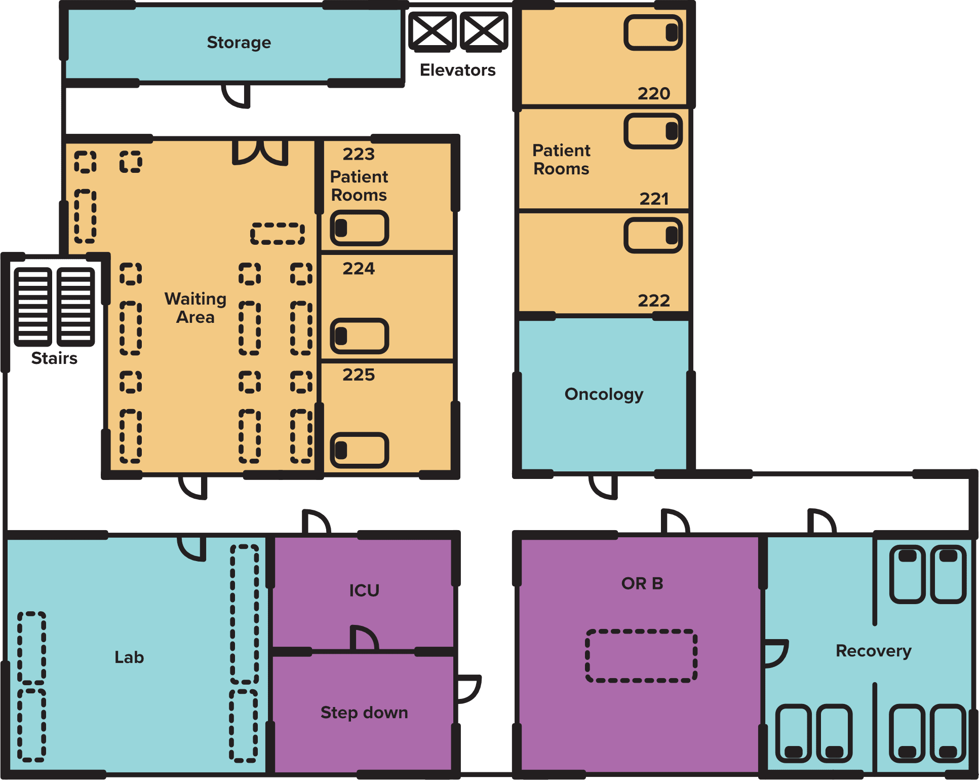 Hospital Hub - Hospital Map Level 2