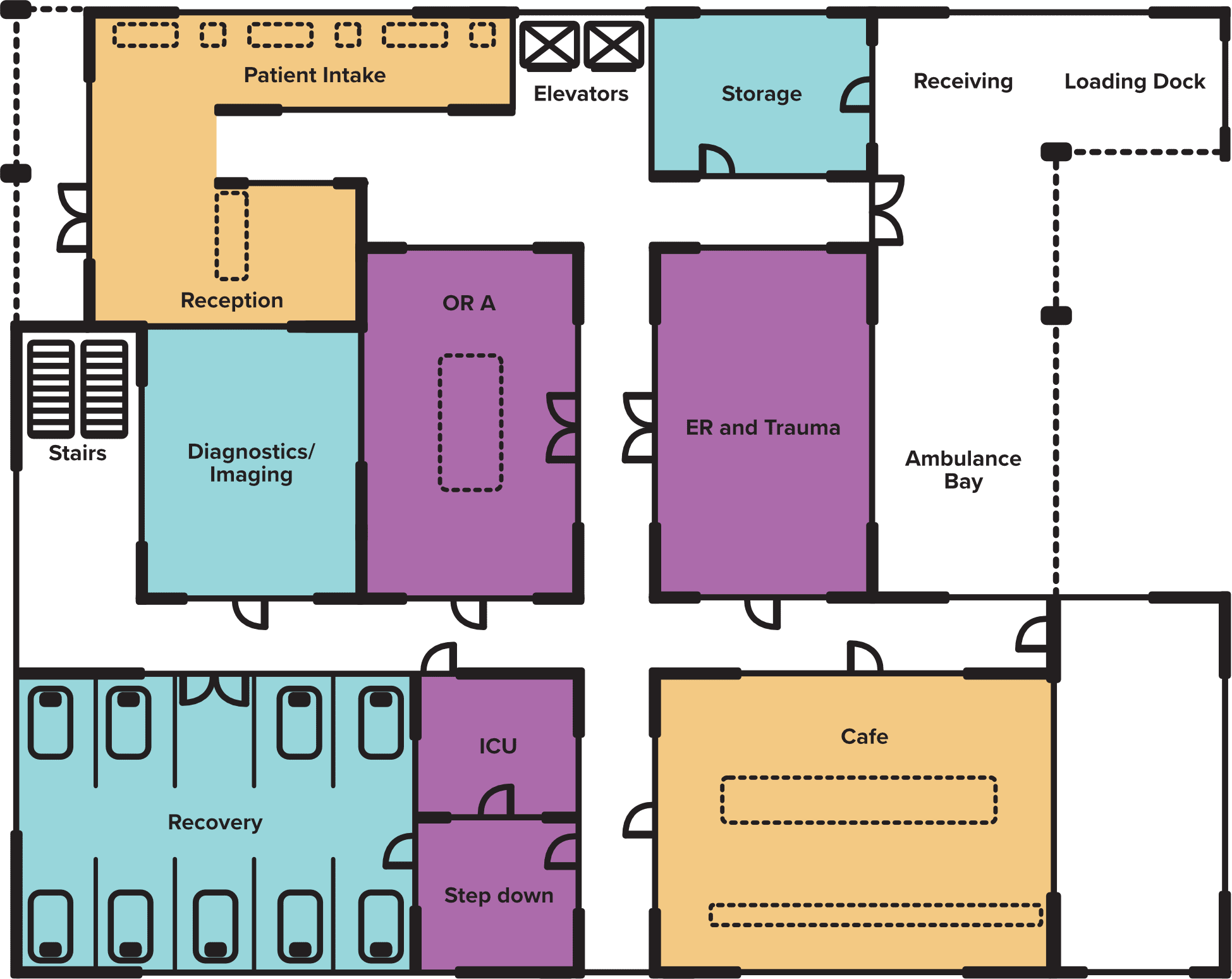 Hospital Hub - Hospital Map Level 1